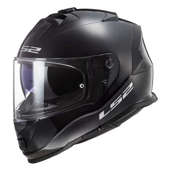 LS2 FF800 Storm Solid Gloss Black Helmet D-ring – AH Helmets