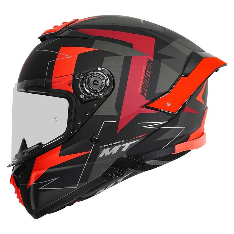 Mt Thunder4 Mountain Matt Red Helmet – AH Helmets