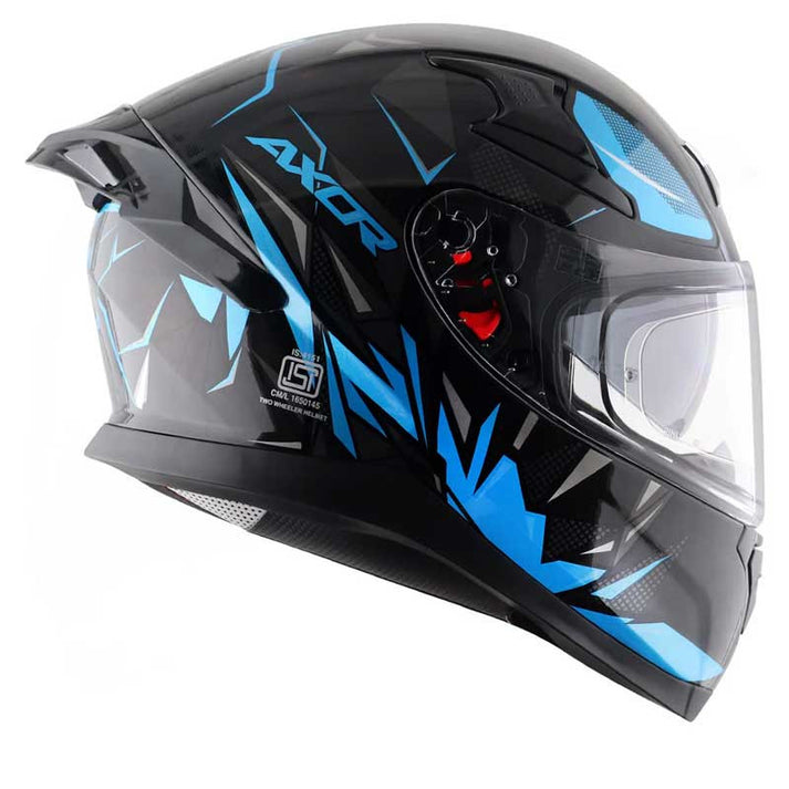 Axor Apex Hunter Neon Blue Helmet – AH Helmets
