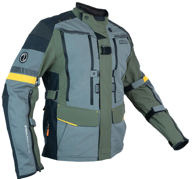 Rynox Stealth Evo 4 Woodland Orange Jacket – AH Helmets