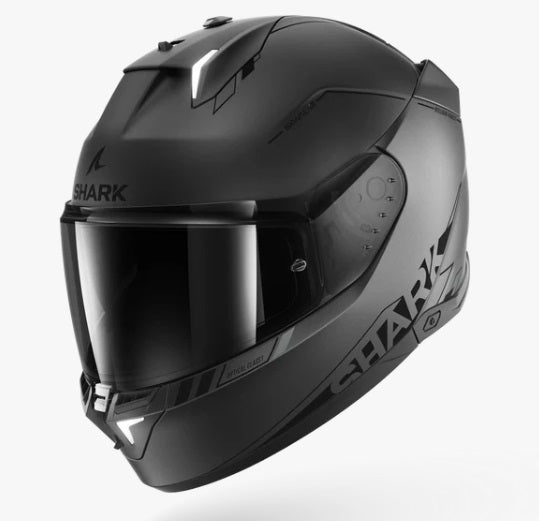 SHARK SKWAL I3 BLANK SP MATT BLACK-SILVER-ANTHRACITE (AKS) – AH Helmets